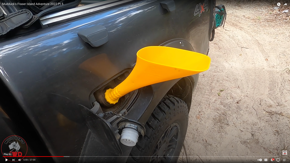 Diesel Yellow Scrunnel Funnel+ 20Litre PVC Air Tight Bag Combo ...