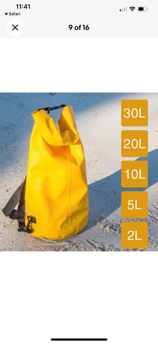 Diesel Yellow Scrunnel Funnel+ 20Litre PVC Air Tight Bag Combo ...